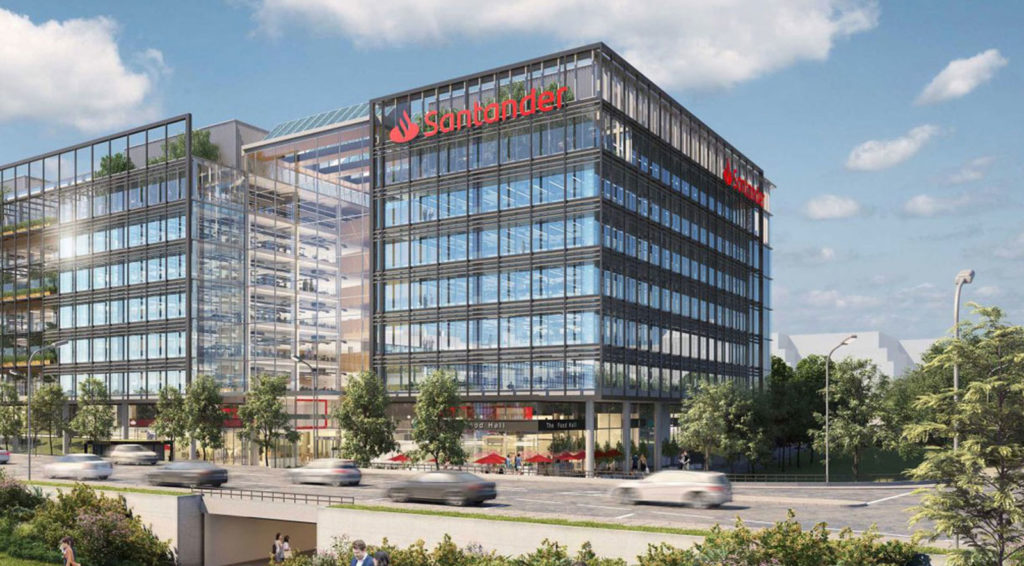 Building work deal struck on Santander's new state-of-the-art £150m ...